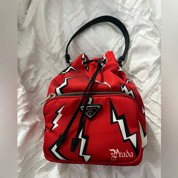 Prada | Bags | Nwt Limited Edition Prada Frankenstein Bucket Bag | Poshmark
